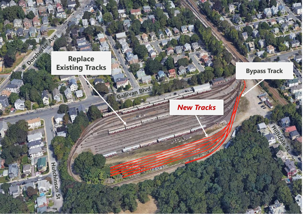 Improvements at MBTA Red Line Codman Yard Beginning by End of Year ...