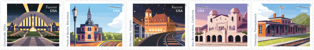 US Postal Service to Release Railroad Station Stamps - Railpace ...