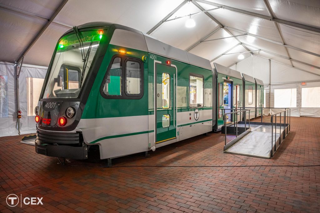 MBTA Showcases Future Green Line Type 10 Vehicle Mockup at Boston City ...