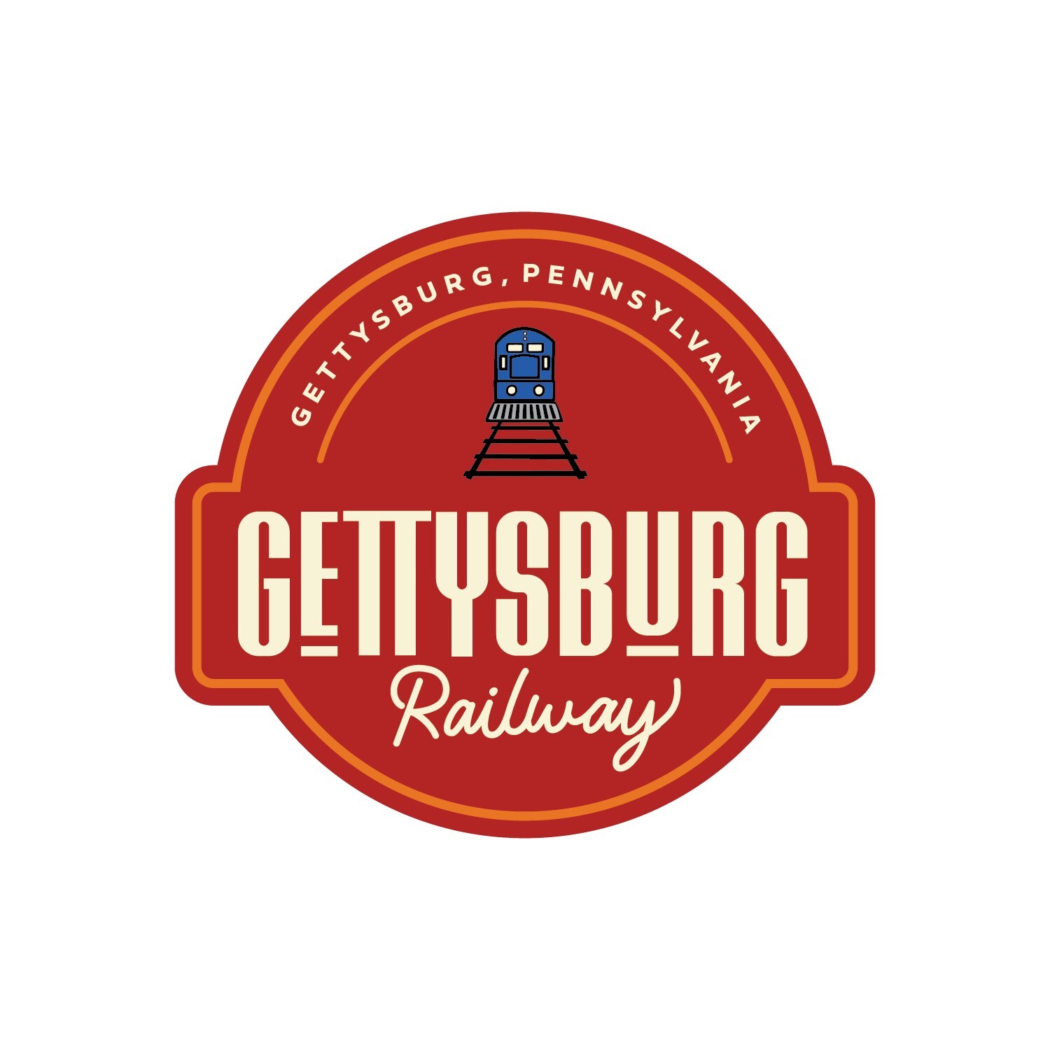 GETTYSBURG-LOGO-RGB-RED-PRIMARY-REV6-10 Logo - Railpace Newsmagazine
